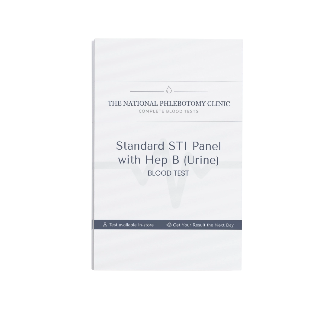 Standard STI Panel with Hep B (Urine) – The National Phlebotomy Clinic